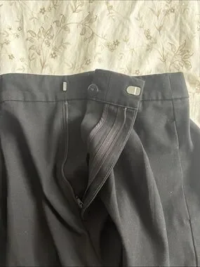 Uniqlo | Pants & Jumpsuits | Uniqlo Black Wideleg Pleated Dress Pants ...